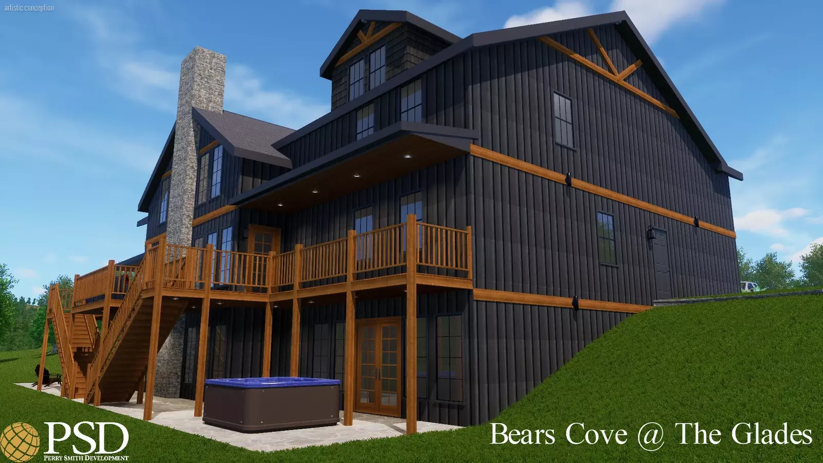 BEAR MOUNTAIN LODGE - 18 bedroom Cabin in Gatlinburg