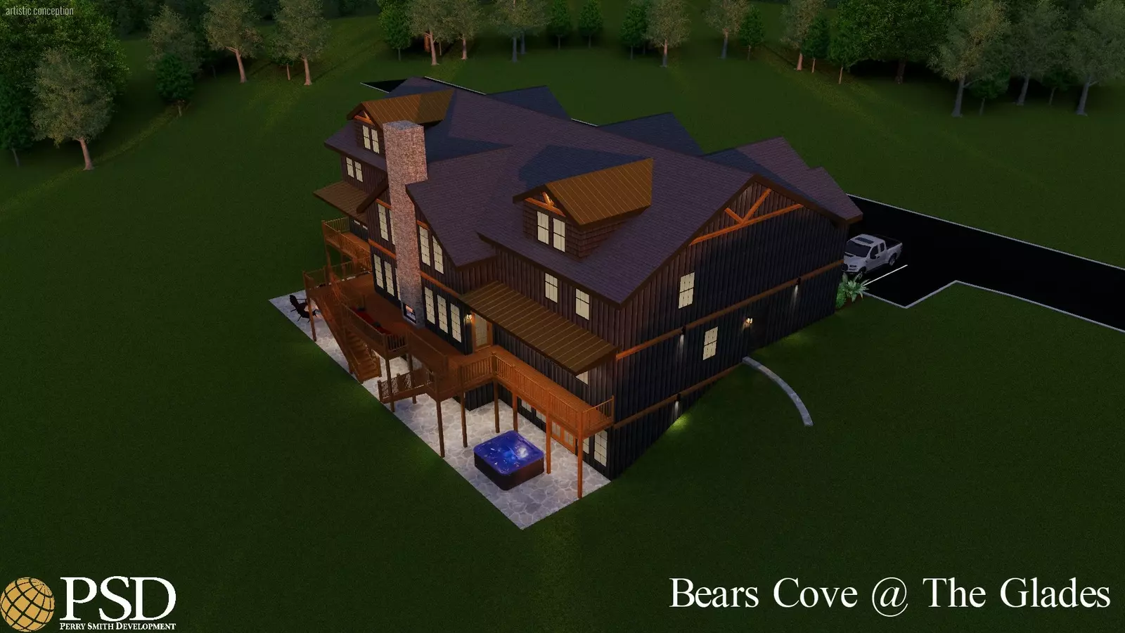 BEAR MOUNTAIN LODGE - 18 bedroom Cabin in Gatlinburg